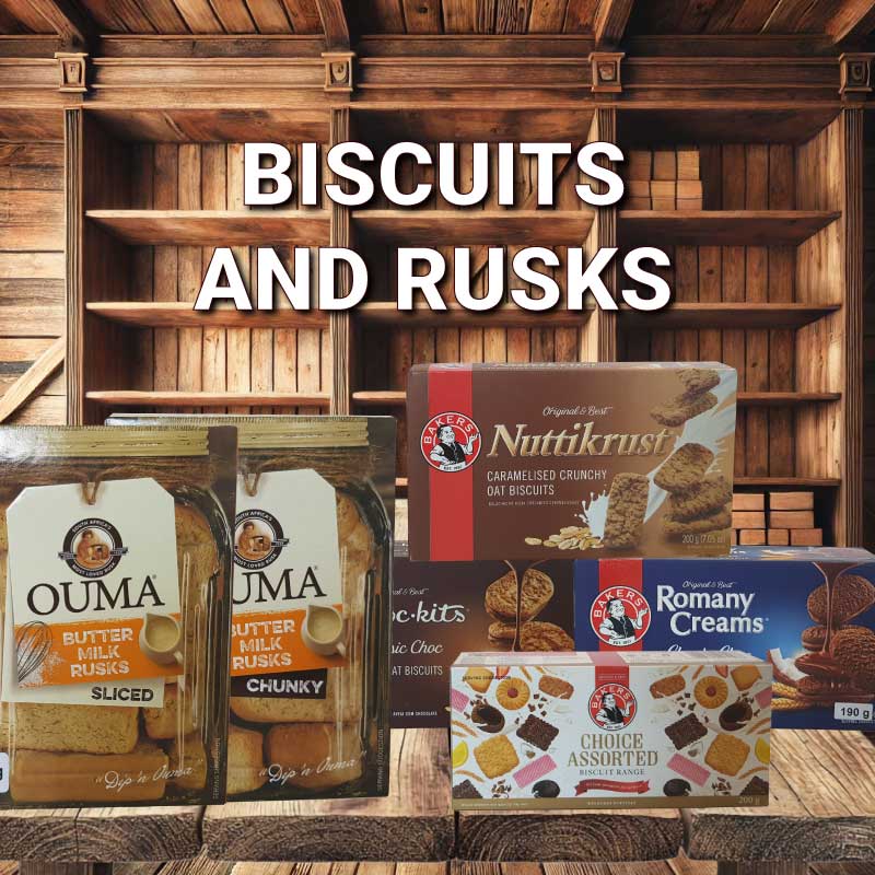 South African Biscuits and Rusks – Ouma & Bakers
